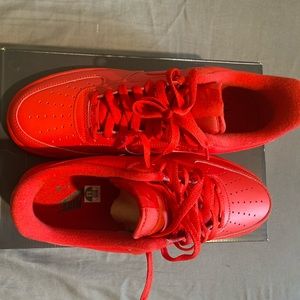 Nike | Shoes | Nike Air Force Triple Red Mens 95 | Poshmark